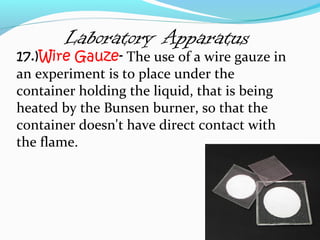 ZOO1 - Lab apparatus and safety measures | PPT