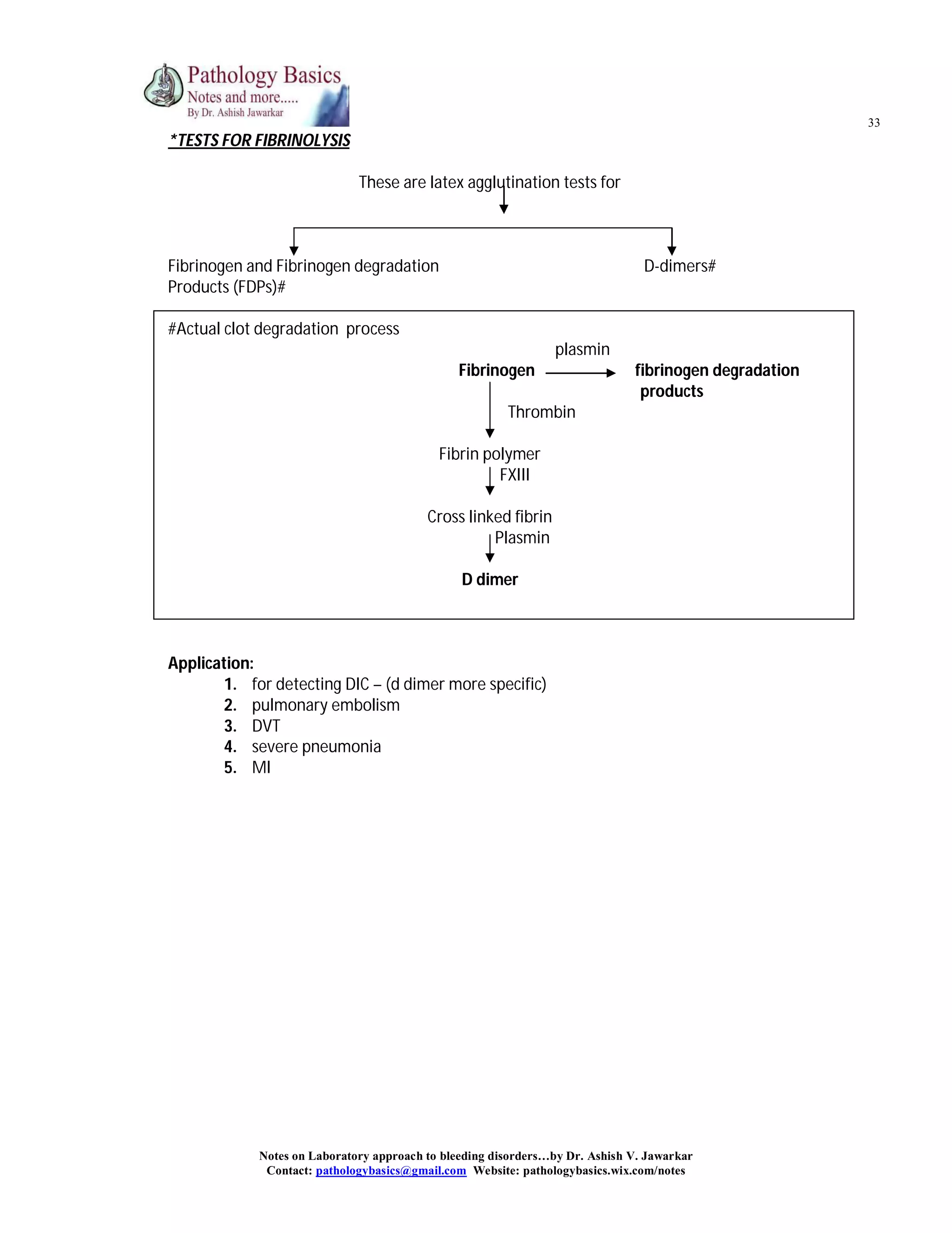 Laboratory approach to bleeding disorders | PDF