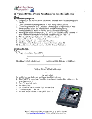 Laboratory approach to bleeding disorders | PDF