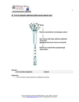 Laboratory approach to bleeding disorders | PDF