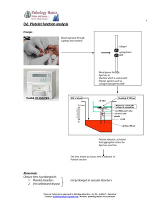 Laboratory approach to bleeding disorders | PDF