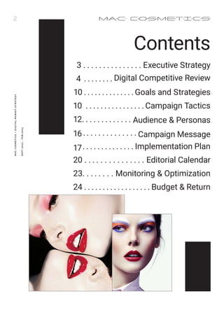 MAC Social Strategy Campaign | PDF