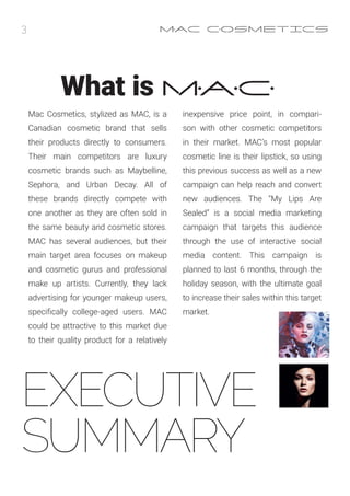 MAC Social Strategy Campaign | PDF