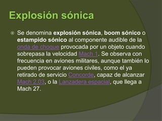 La Barrera Del Sonido | PPTX