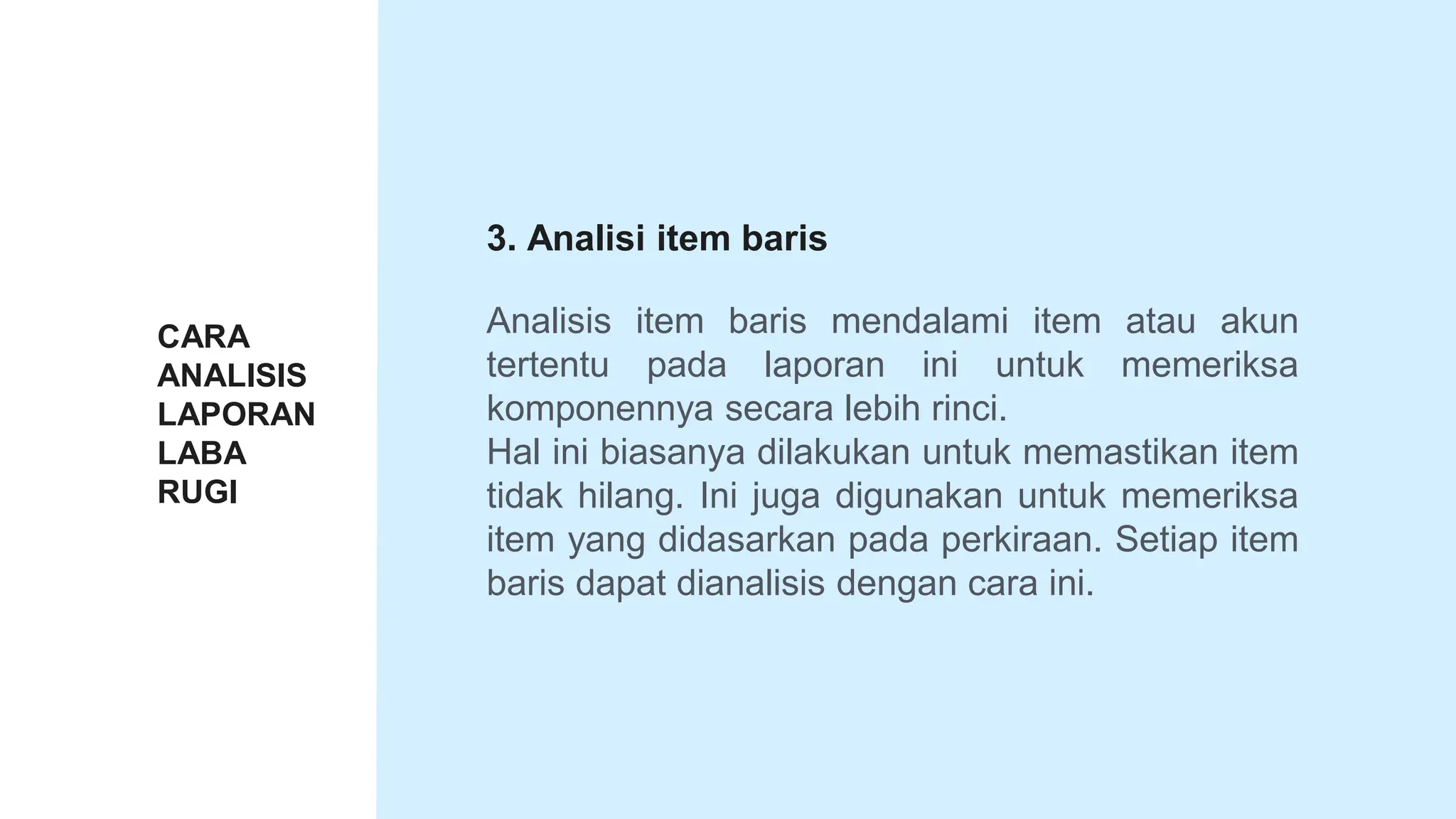 pembahasan laba rugi untuk perusahaan dgng | PPT