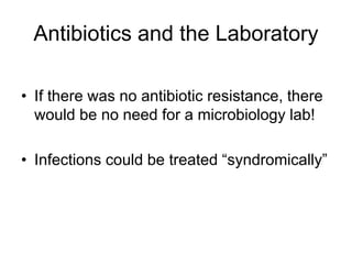 Lab aspects antimicrobial chemotherapy 03 | PPT