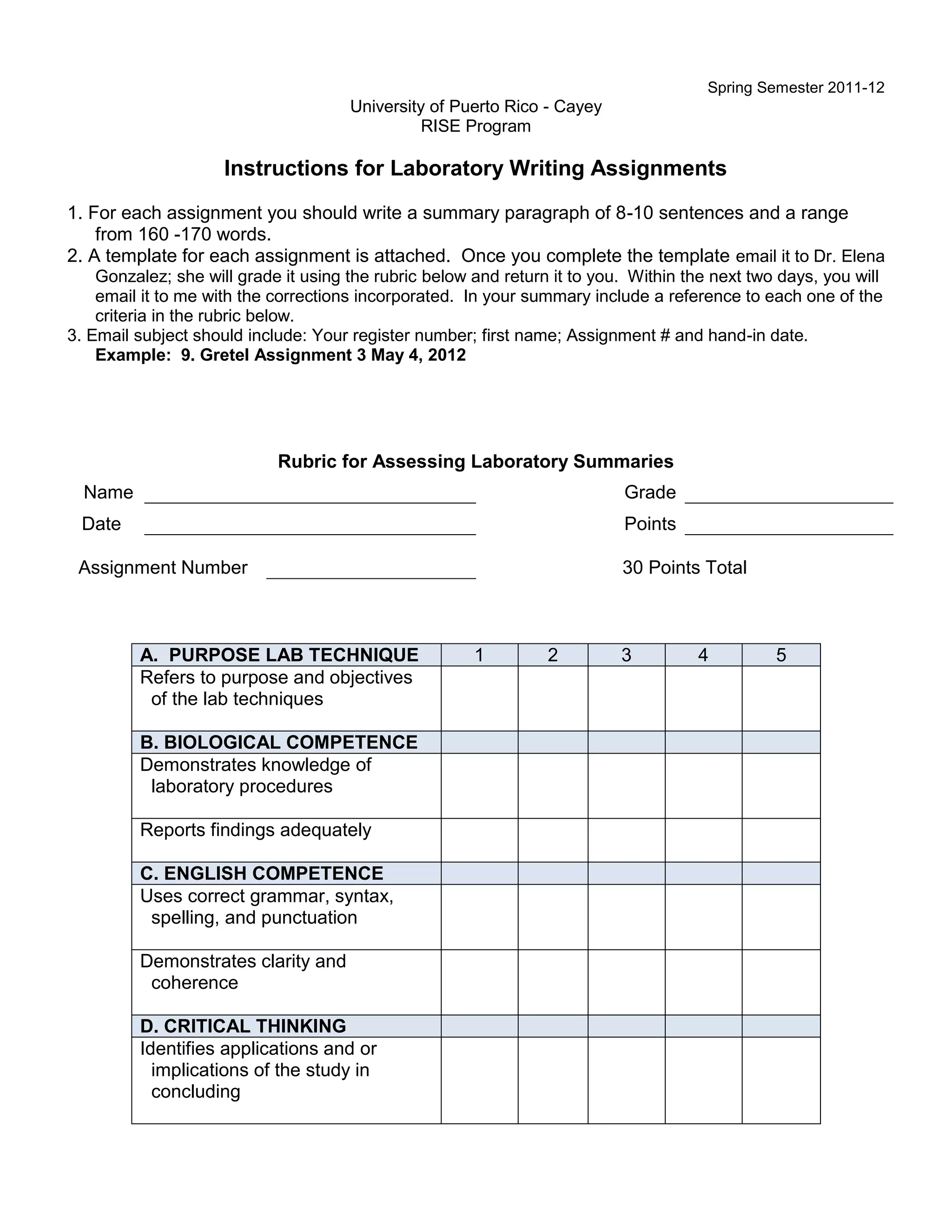 Lab assignment 3 | PDF