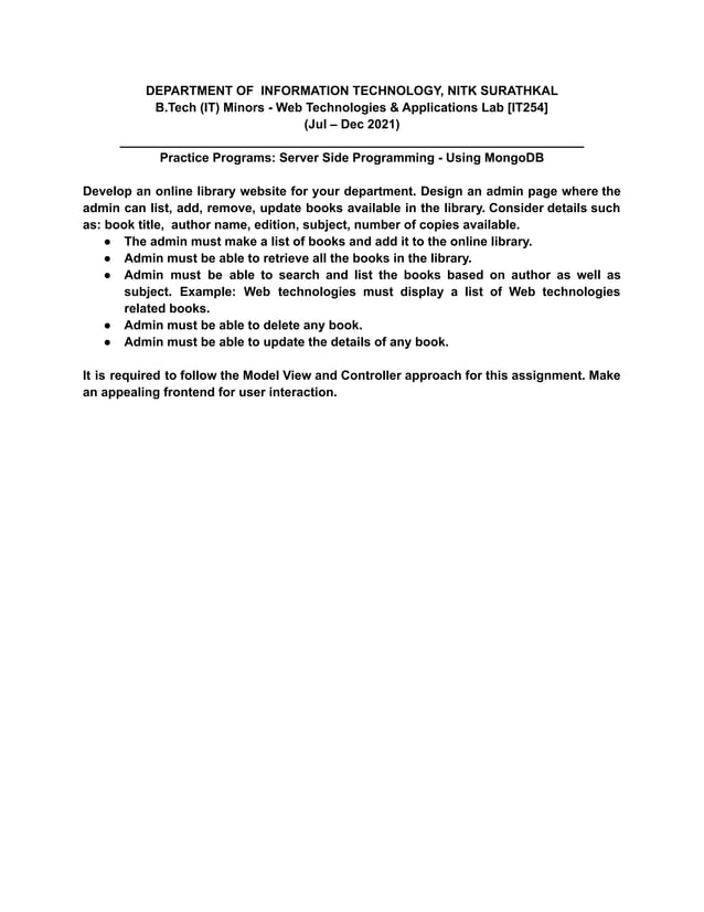 Lab assignment 5 (3) | PDF