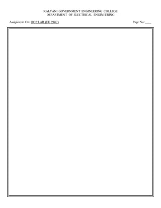 Lab assignment format | DOCX