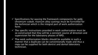 Lab authorization sheet | PPTX