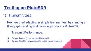 Lab based ppt pluto-sdr_final | PDF