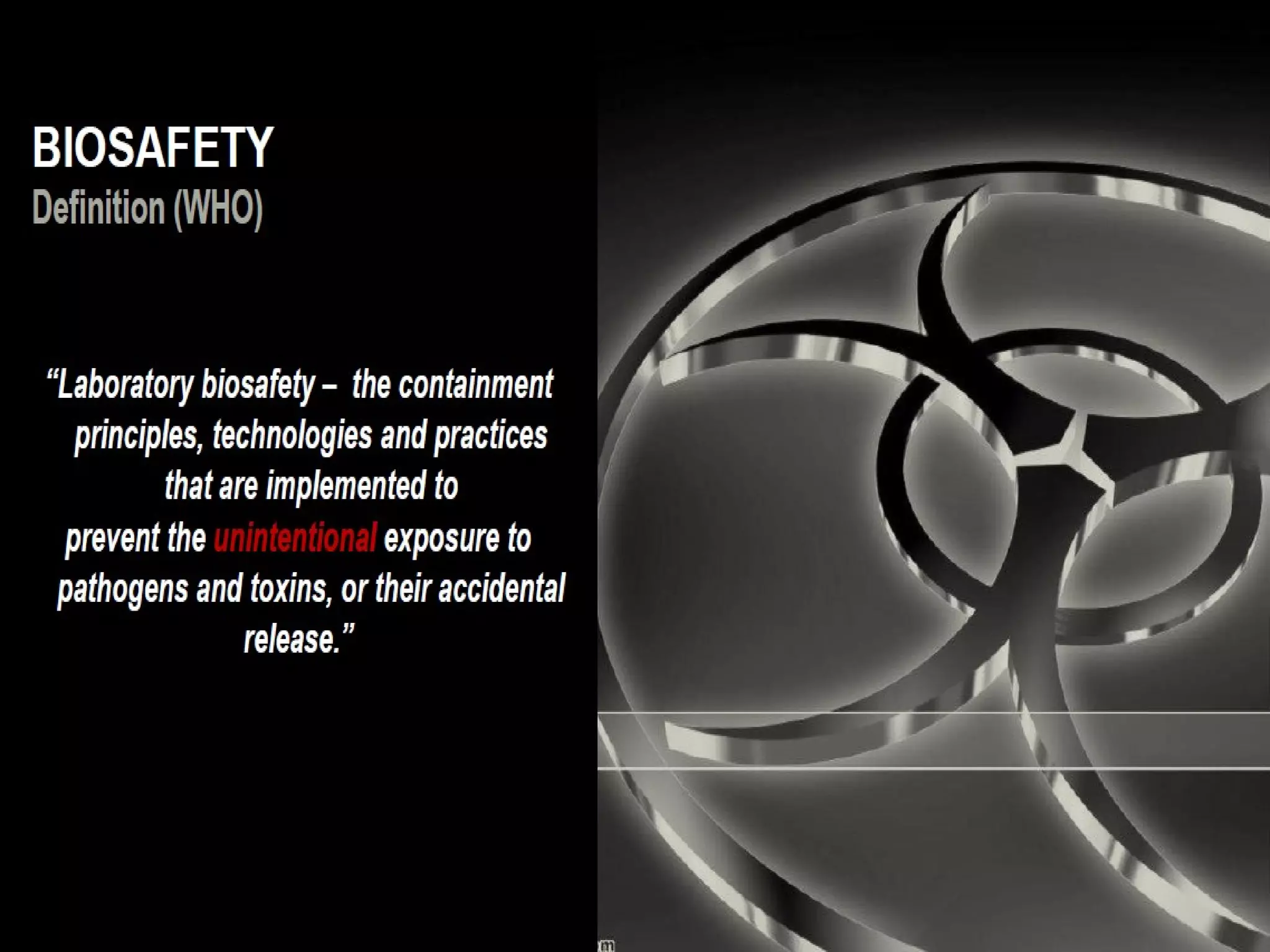 Lab biosafety and biosecurity | PPT