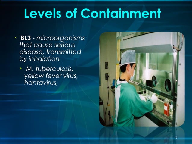 Lab biosafety and biosecurity | PPT | Infectious Diseases | Diseases ...