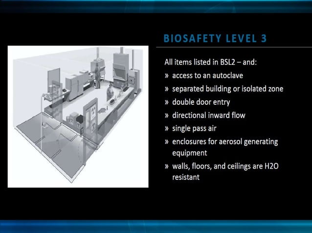 Lab biosafety and biosecurity | PPT | Infectious Diseases | Diseases ...
