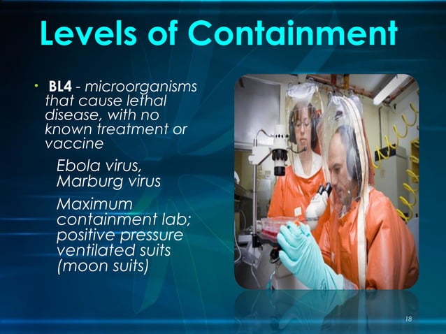 Lab biosafety and biosecurity | PPT | Infectious Diseases | Diseases ...