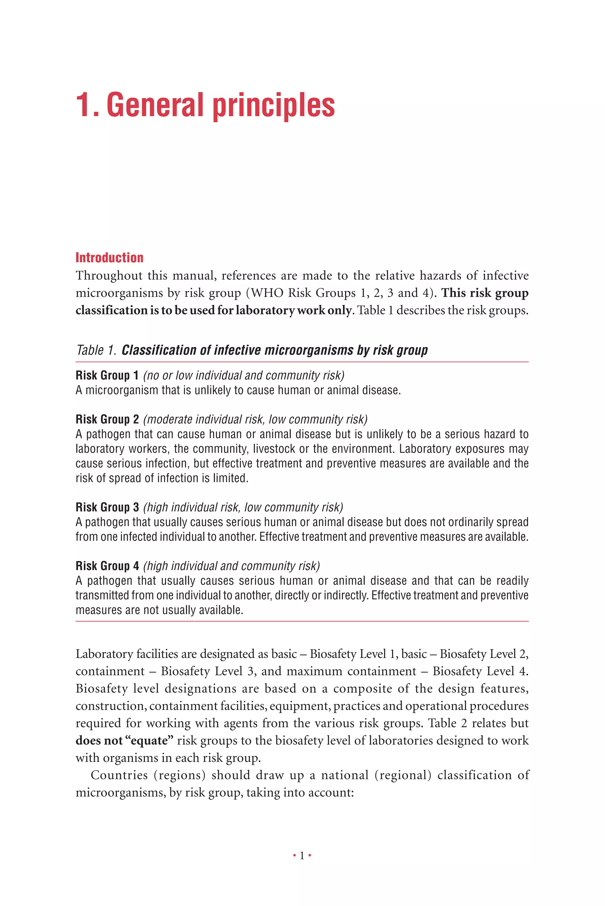 Laboratory biosafety manual | PDF