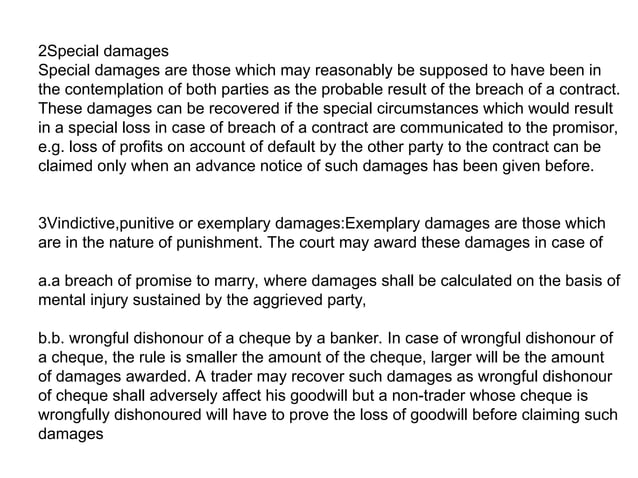 Legal aspects of business Breach of Contract | PPT