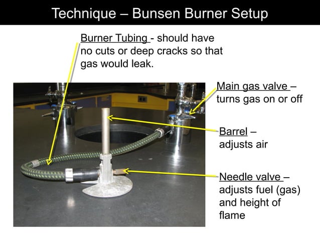 Steps to Lighting a Bunsen Burner 2012 | PPT