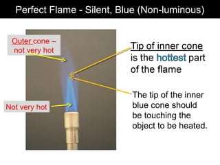 Steps to Lighting a Bunsen Burner 2012 | PPT
