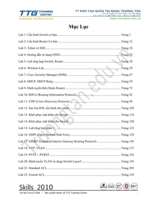 Lab ccna ttg_v1 | PDF