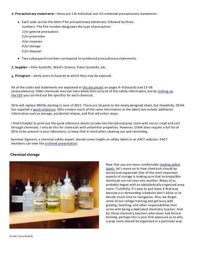 Chemistry lab cleanup in 15 minutes a day | AACT, Chemistry Solutions…