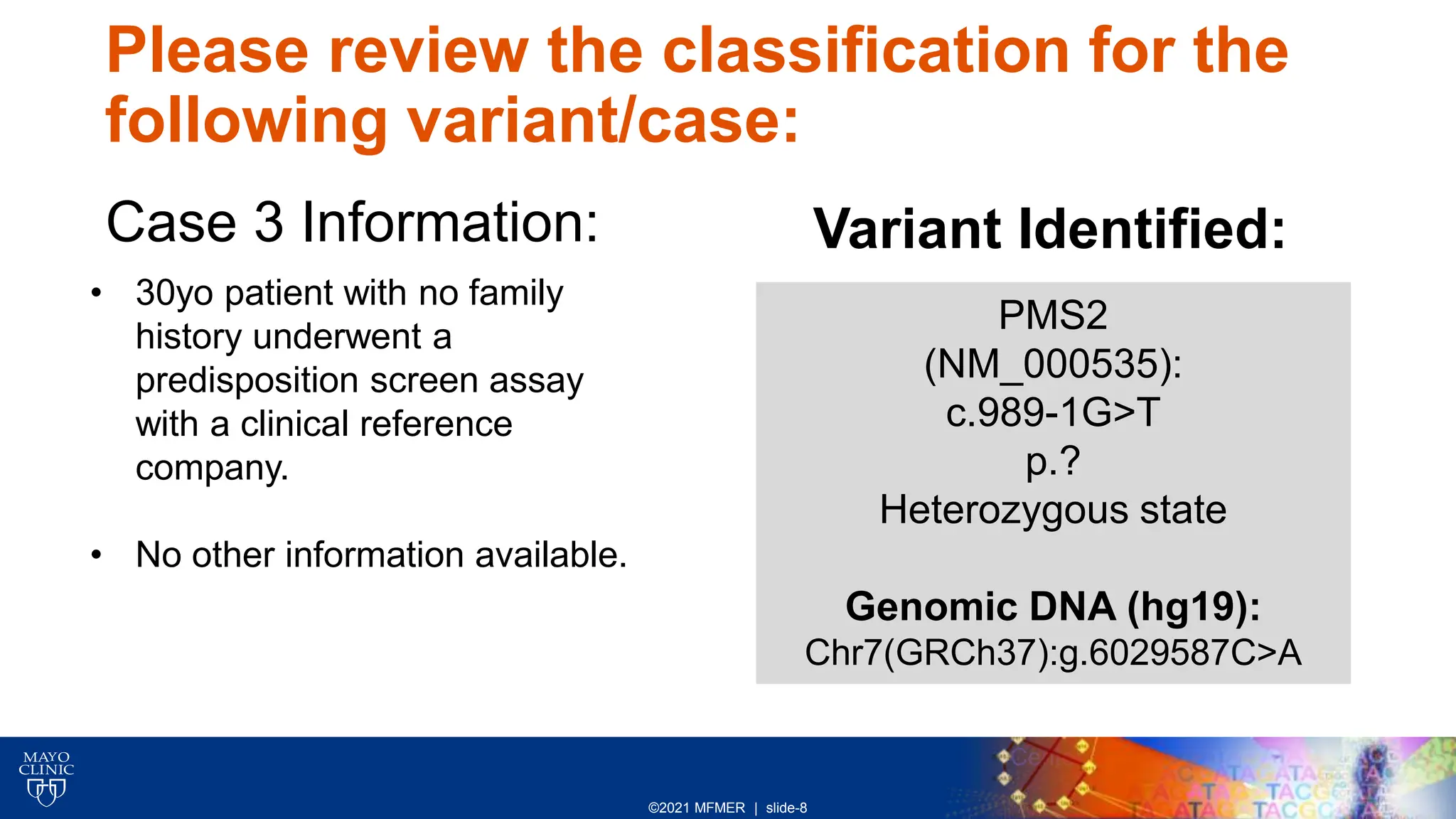 Lab_Clinical-Variant-Interpretation_2022.pptx | Genetics | Science