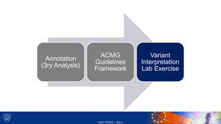 Lab_Clinical-Variant-Interpretation_2022.pptx | Genetics | Science