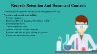 Different types of Lab control record | PPTX