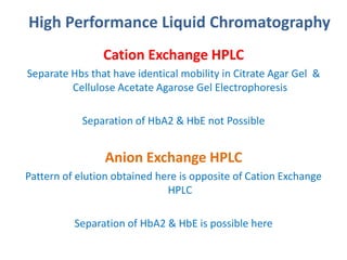 Laboratory Diagonosis thalassemia Chirantan | PPTX