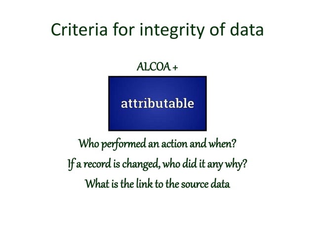 Lab data integrity | PPTX