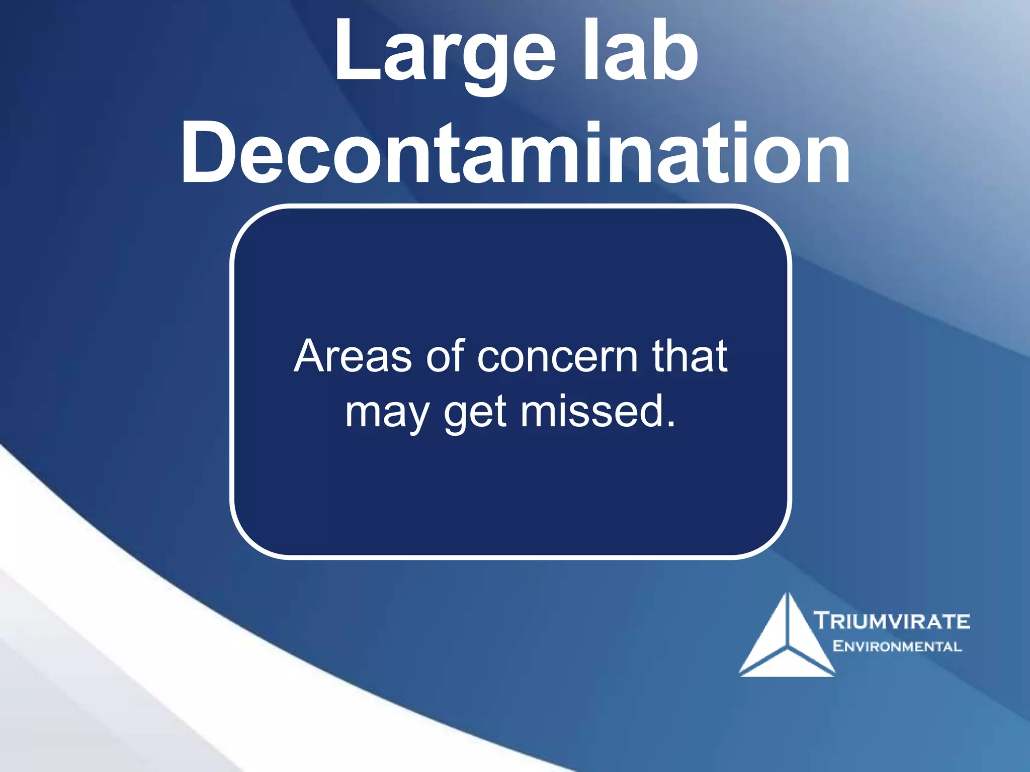 Lab Decontamination: Step by Step | PPTX