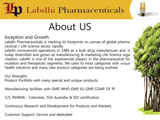 Labdhi pharmaceuticals | PPTX