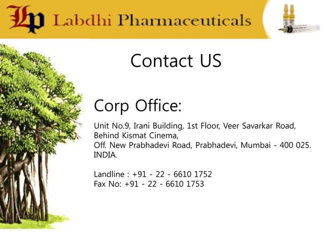 Labdhi pharmaceuticals | PPTX