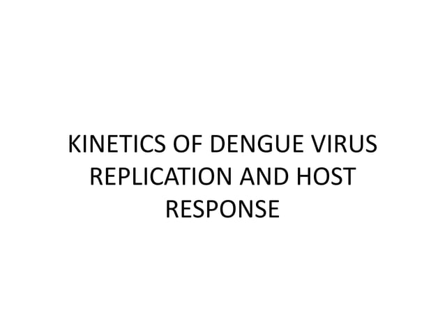 Lab diagnosis of Dengue | PPTX