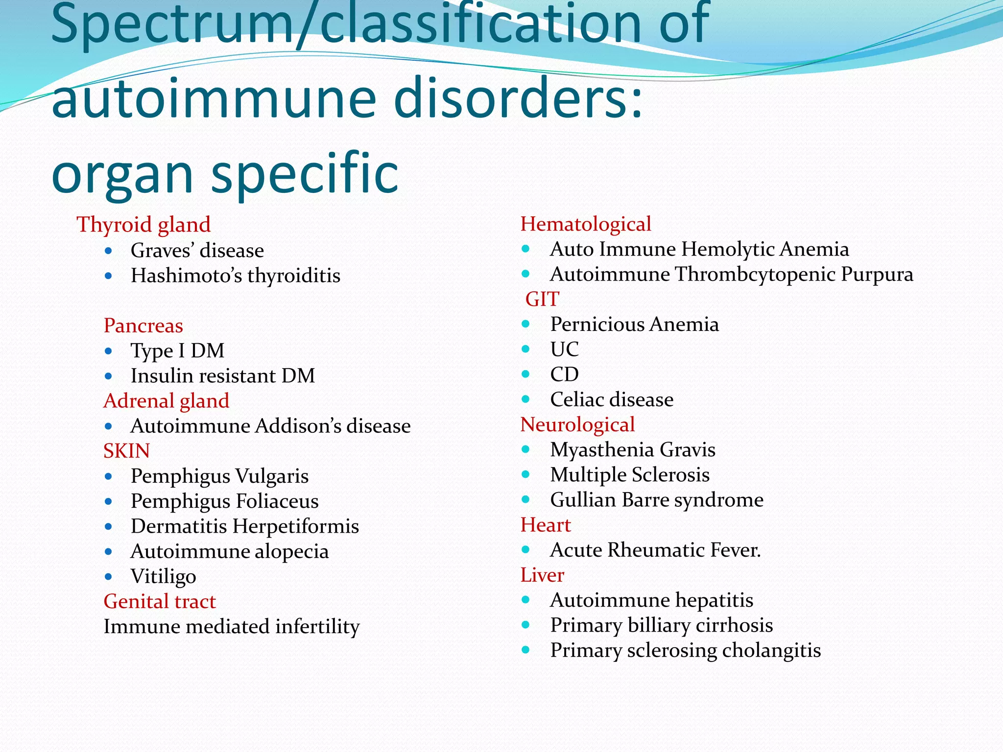 Lab diagnosis autoimmune disease | PPTX