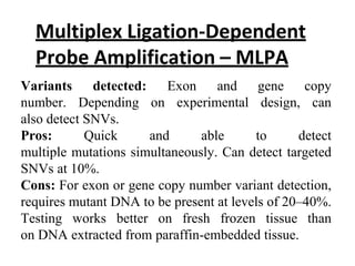 Lab diagnosis cancer | PPTX
