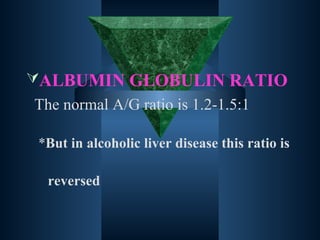 Lab diagnosis in alcoholic liver disease | PPT