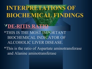 Lab diagnosis in alcoholic liver disease | PPT