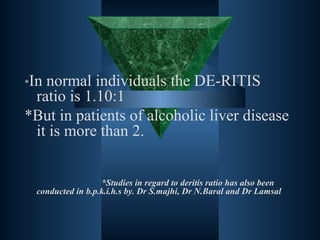 Lab diagnosis in alcoholic liver disease | PPT
