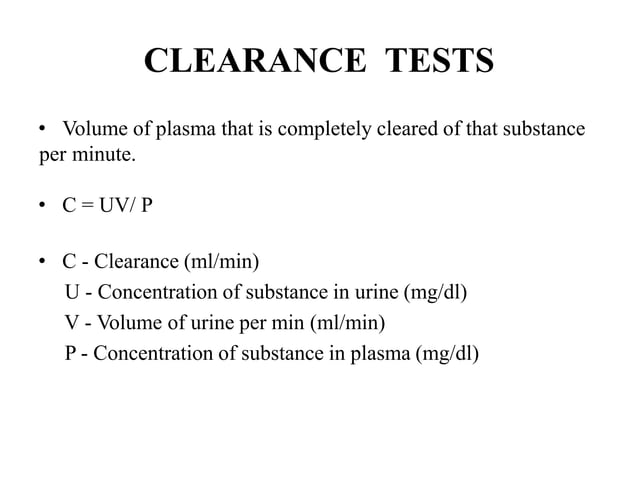Lab diagnosis in renal diseases | PPTX | Endocrine and Metabolic ...