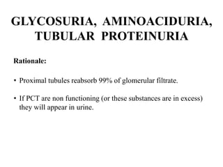 Lab diagnosis in renal diseases | PPTX