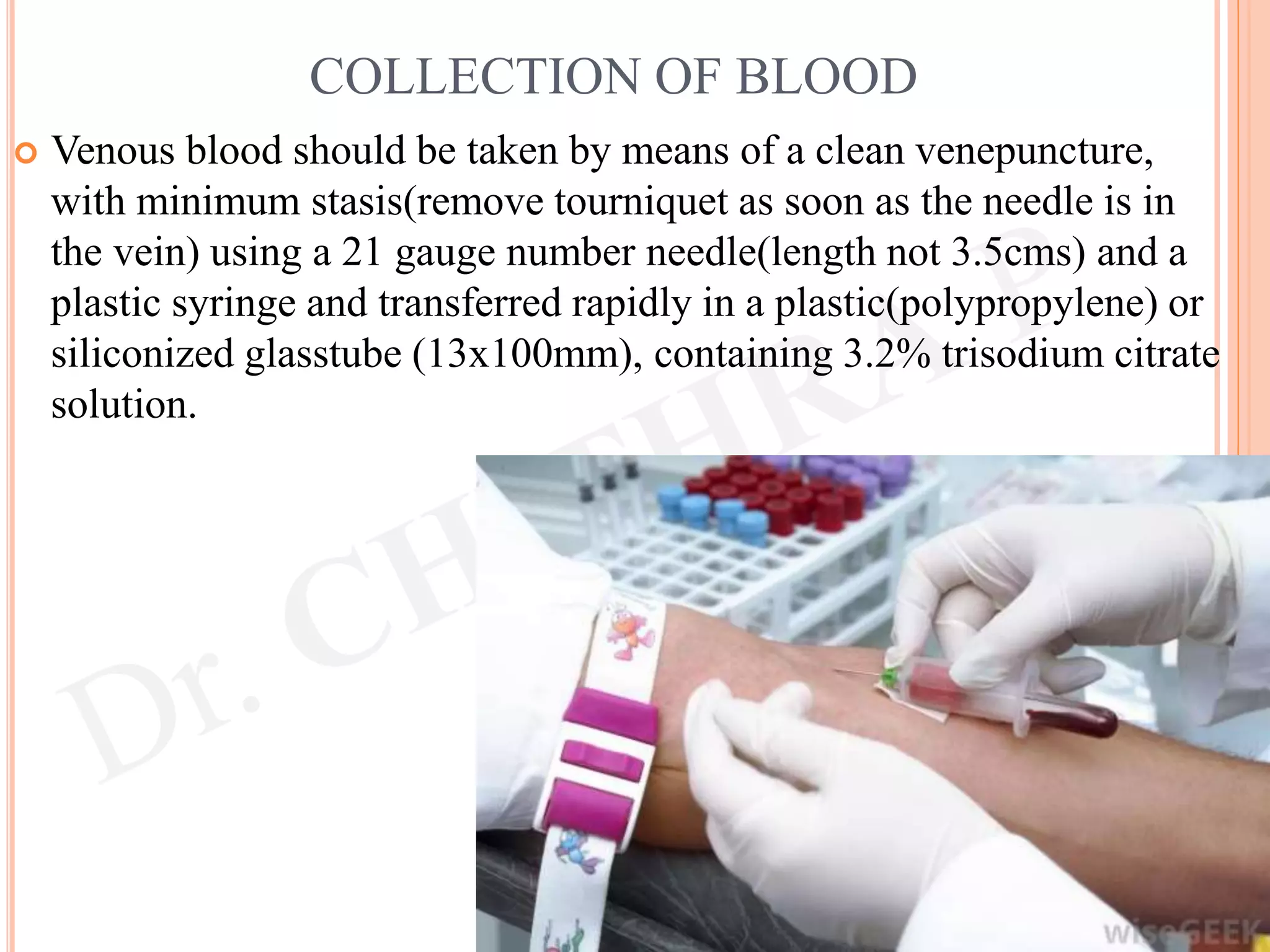 Lab diagnosis of bleeding disorders Dr chithra p | PPT