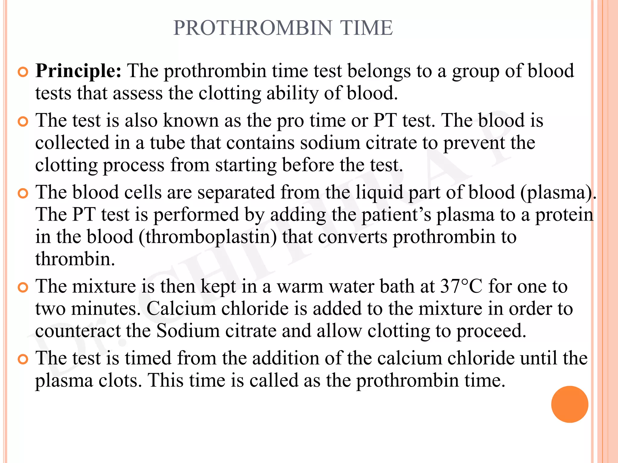 Lab diagnosis of bleeding disorders Dr chithra p | PPT