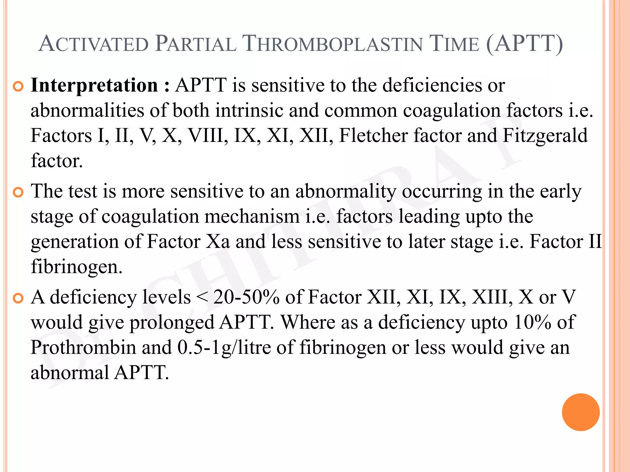 Lab diagnosis of bleeding disorders Dr chithra p | PPT