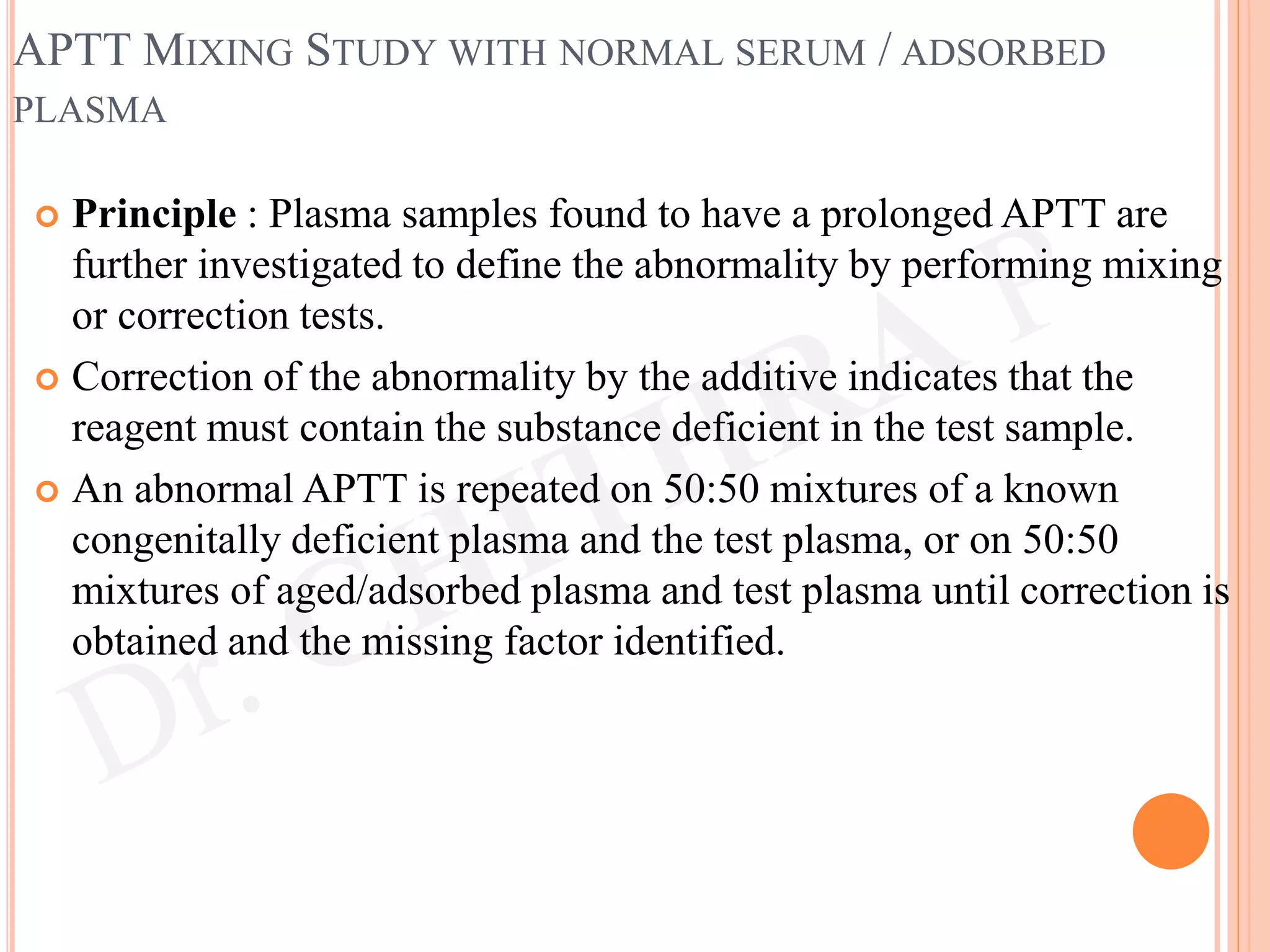 Lab diagnosis of bleeding disorders Dr chithra p | PPT