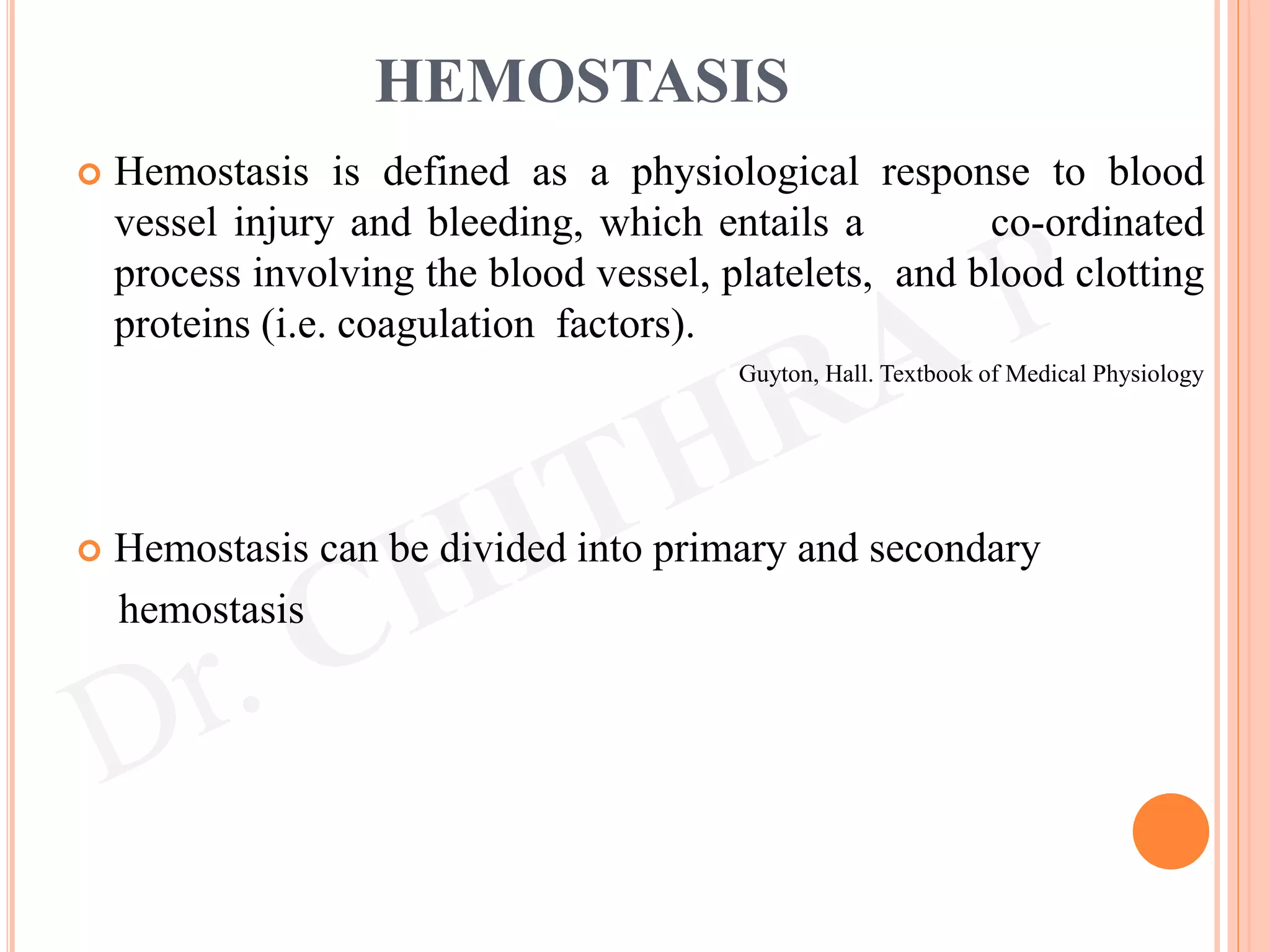 Lab diagnosis of bleeding disorders Dr chithra p | PPT