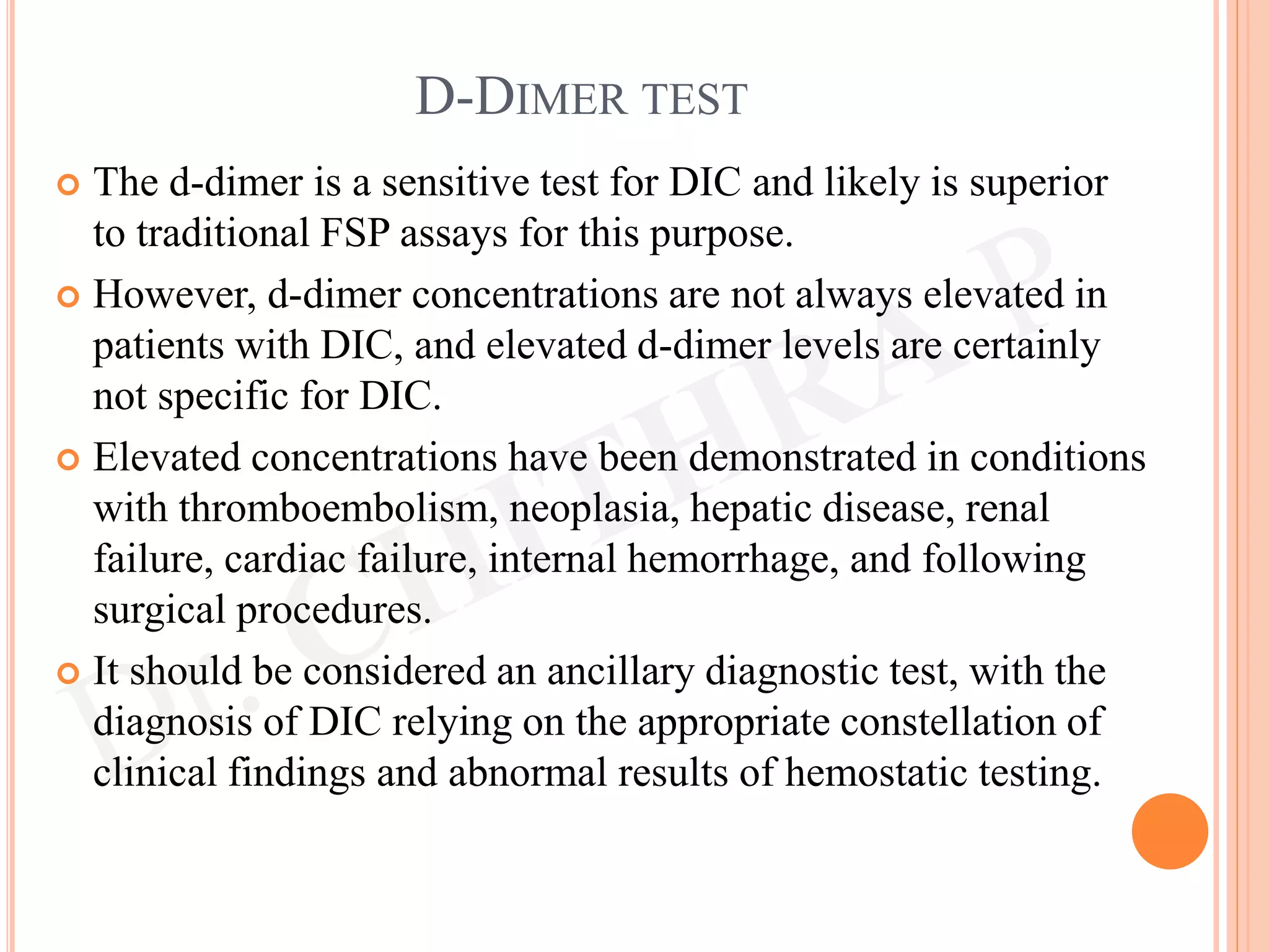 Lab diagnosis of bleeding disorders Dr chithra p | PPT
