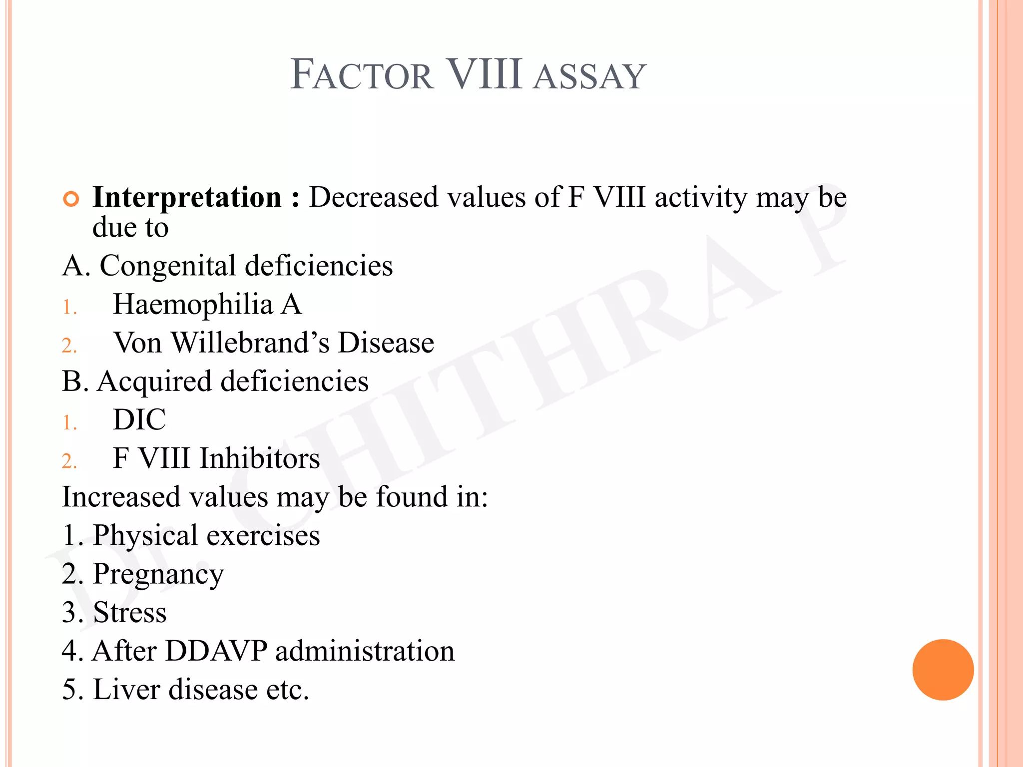 Lab diagnosis of bleeding disorders Dr chithra p | PPT