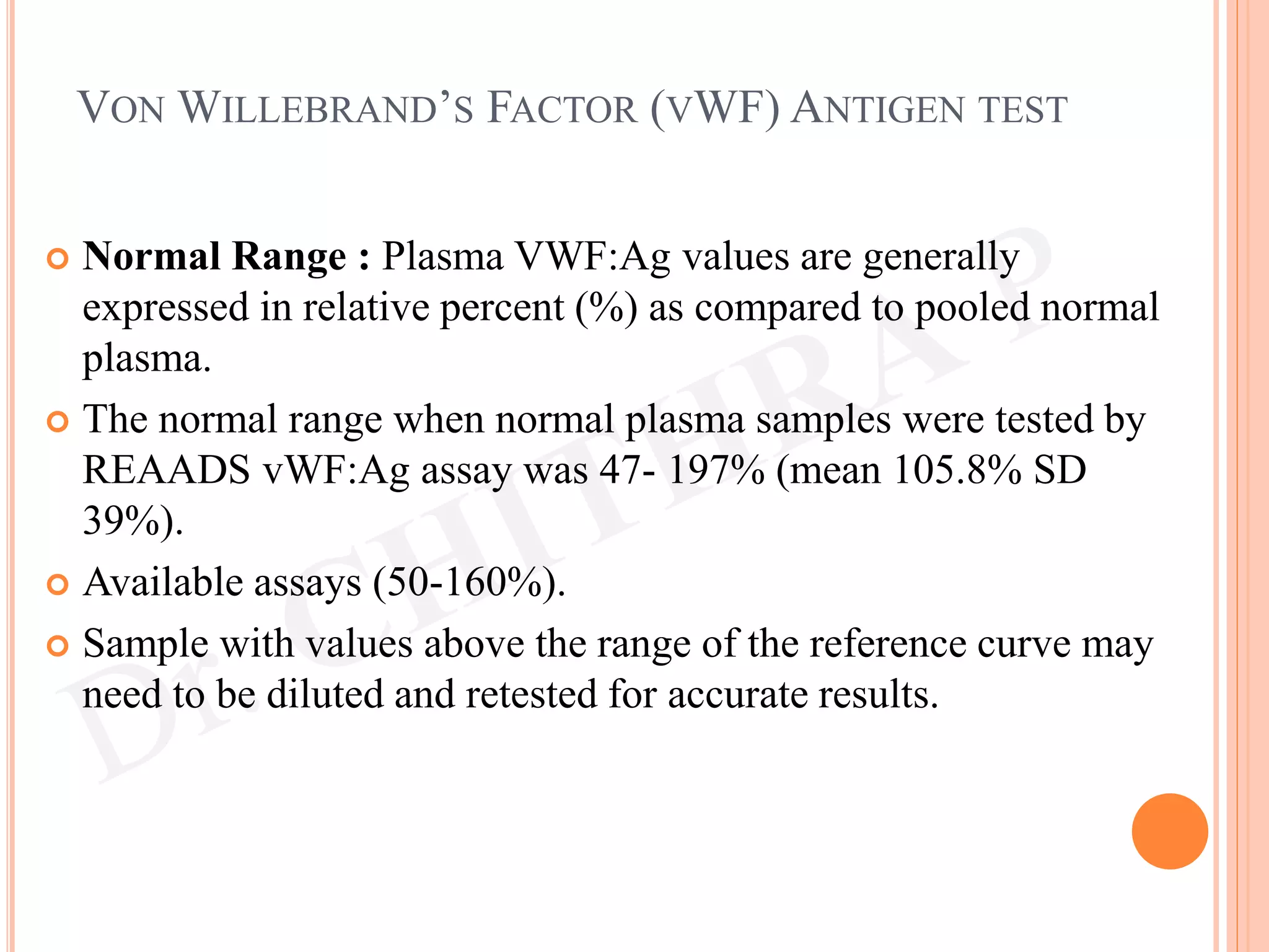 Lab diagnosis of bleeding disorders Dr chithra p | PPT