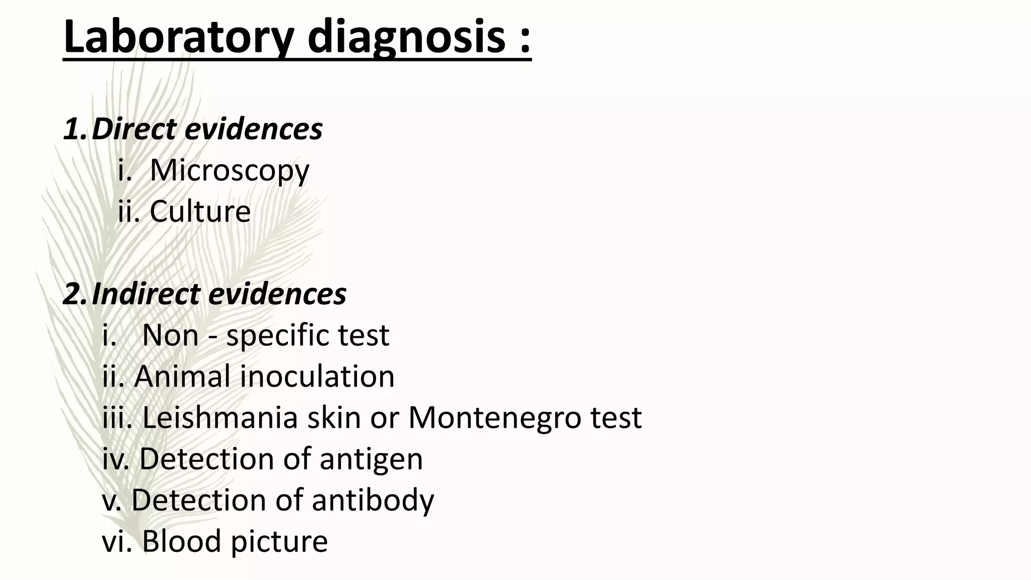 Lab diagnosis of leishmaniasis | PPTX
